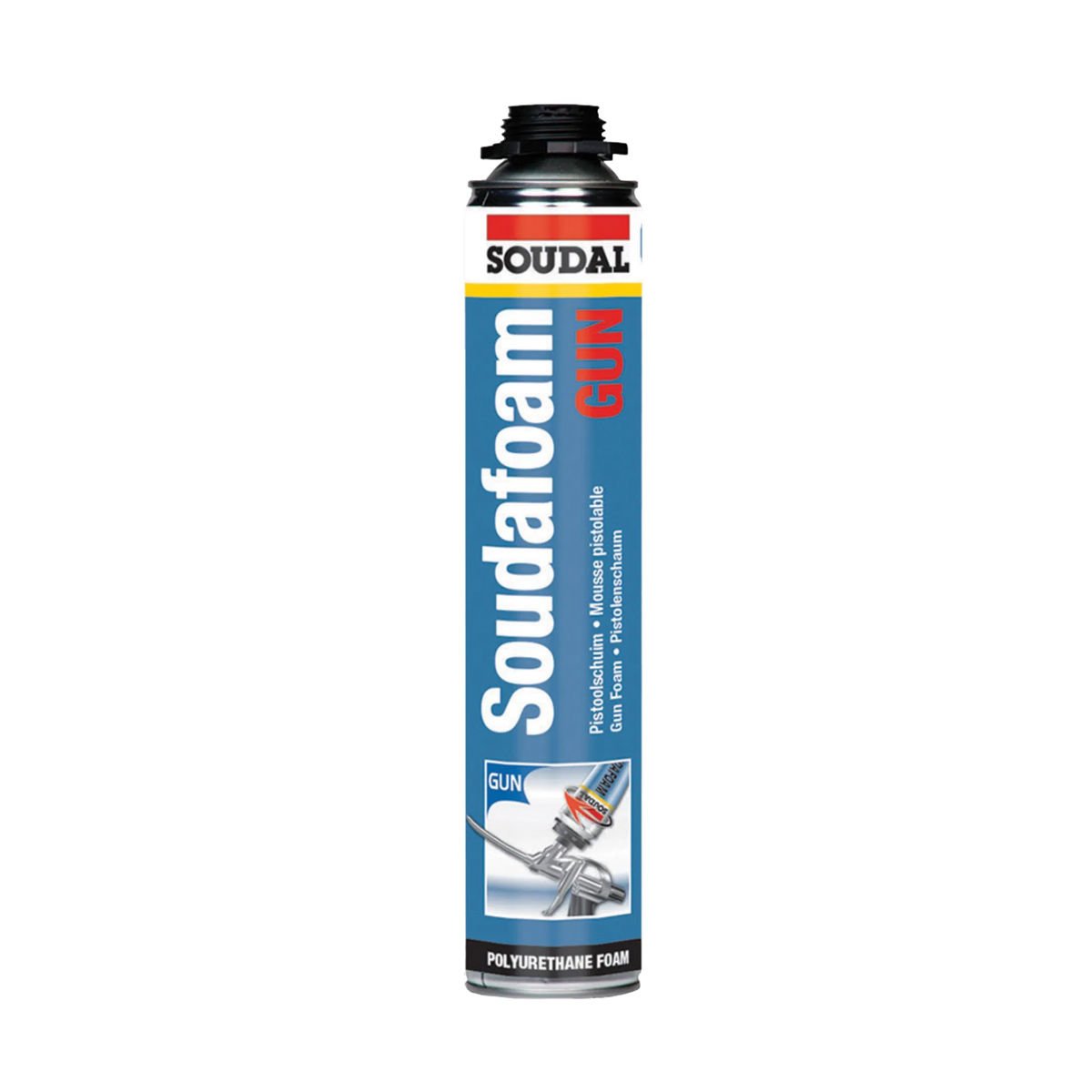 Soudal Soudafoam Gun 750gr | Poliüretan Montaj Köpüğü